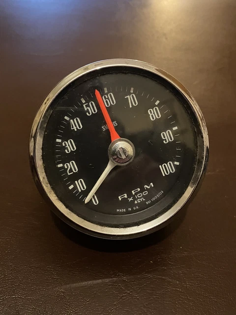 CLASSIC SMITHS (10,000 rpm) REV COUNTER - ADJUSTABLE RED LINE - MINI ...