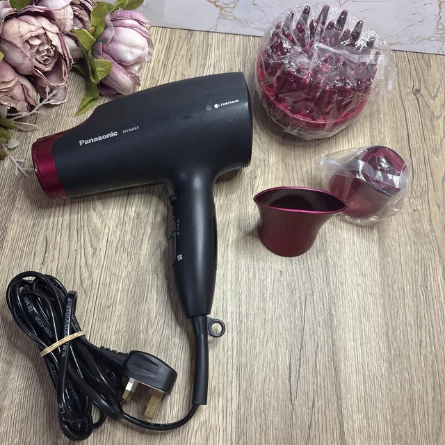 PANASONIC EH-NA65 NANOE Hair Dryer with Diffuser, Quick Dry & Styling ...