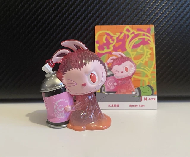 POP MART LABUBU Almost Hidden Blind Box Toy Figure Spray Can The ...