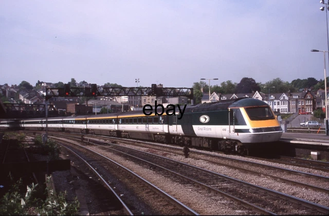 35MM RAILWAY SLIDE- Great Western HST Class 43. 43036 & 43182 @ Newport ...