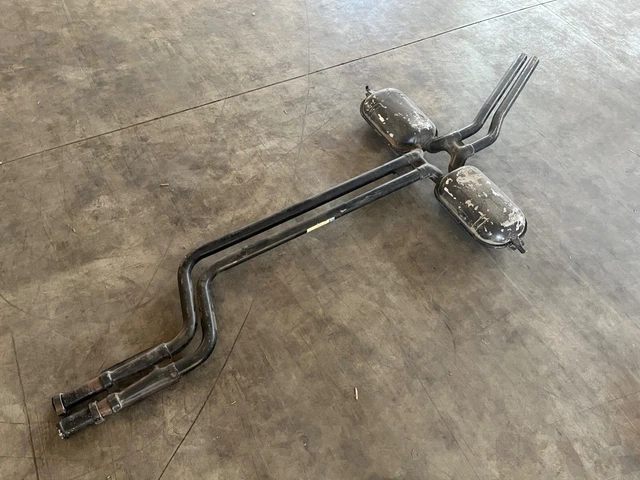 NEW NOS MERCEDES 280S 280SE 280SEL W126 Exhaust Muffler Exhaust Pipe ...