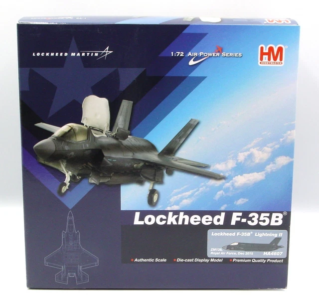 HOBBYMASTER 1/72 HA4607 Lockheed F-35B Zm138 Royal Air Force Dec 2015 ...
