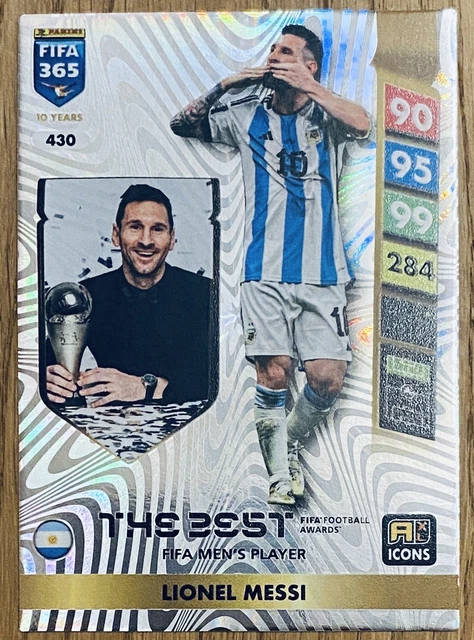 PANINI FIFA 365 Adrenalyn XL 2025 Card 430 - Lionel Messi - The Best ...