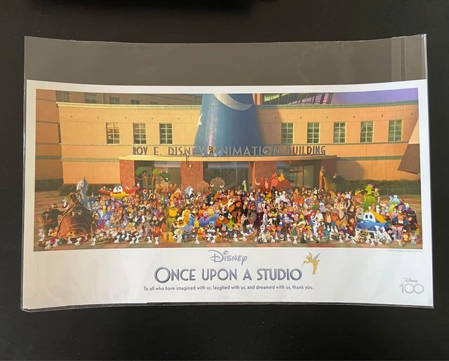 LITHOGRAPHIE POSTER DISNEY Disneyland Once Upon a Studio CASTMEMBER ...