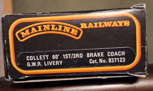 MAINLINE 937123 COLLETT 60Ft Composite Brake Coach No.6562 In Gwr ...