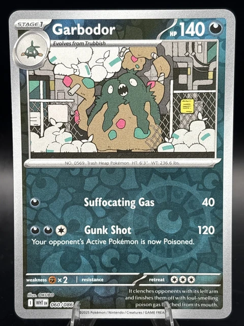 POKÉMON TCG - Garbodor 060/086 - Sv: White Flare - Reverse Holo £1.64 ...