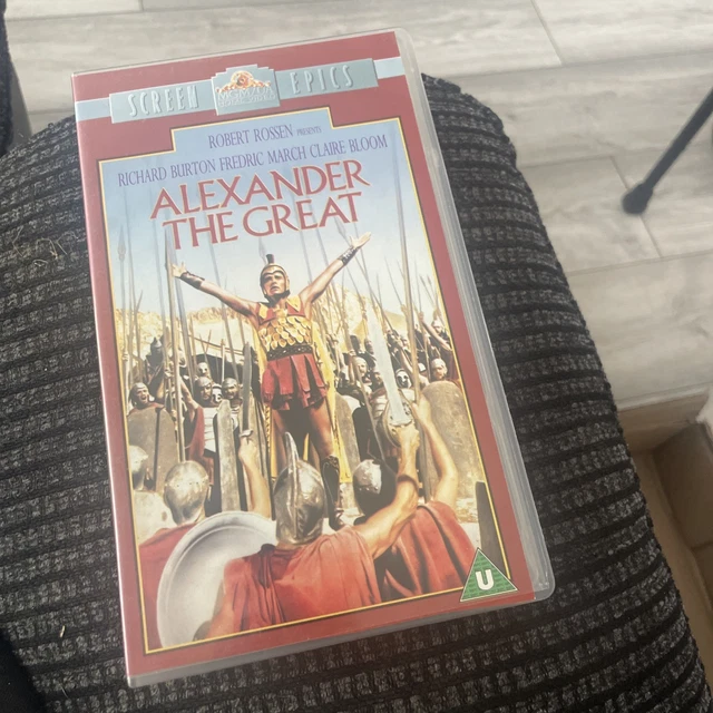 ALEXANDER THE GREAT Starring Richard Burton - VHS Video Cassette Tape £ ...