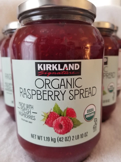 KIRKLAND SIGNATURE ORGANIC RASPBERRY SPREAD 42 OZ Fresh 4th July ...