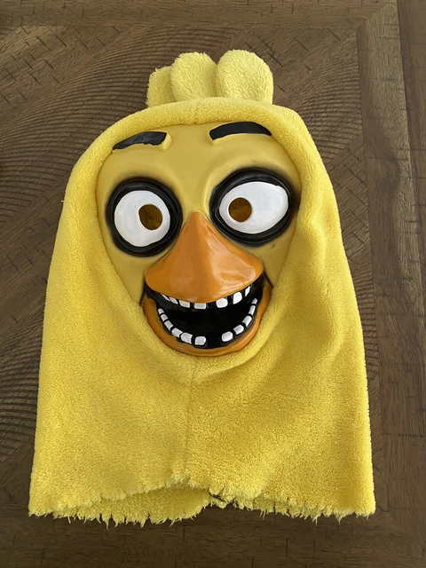 FIVE NIGHTS AT Freddy's Game Chica Plush Overhead Costume Mask Licensed ...