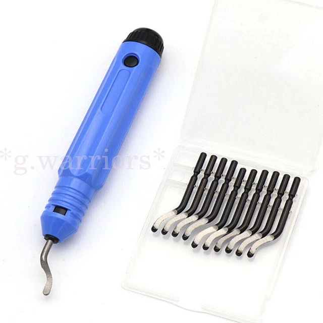 DEBURRING TOOL 11PCS Rotary Deburr Blades Set Metal Kit for Wood Copper Steel £5.99 - PicClick UK