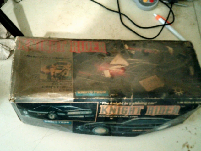 VINTAGE KNIGHT RIDER Radio Tron Rc Radio Control Car 1982 £110.00 ...