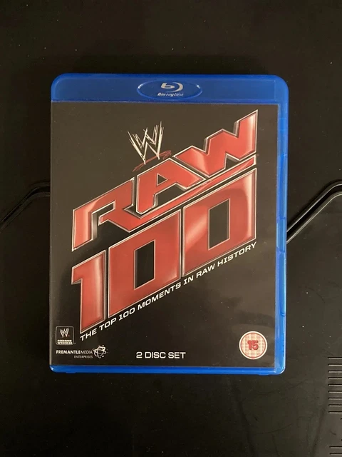 WWE TOP 100 RAW Moments Blu-ray 2-Disc *RARE* Stone Cold Steve Austin ...