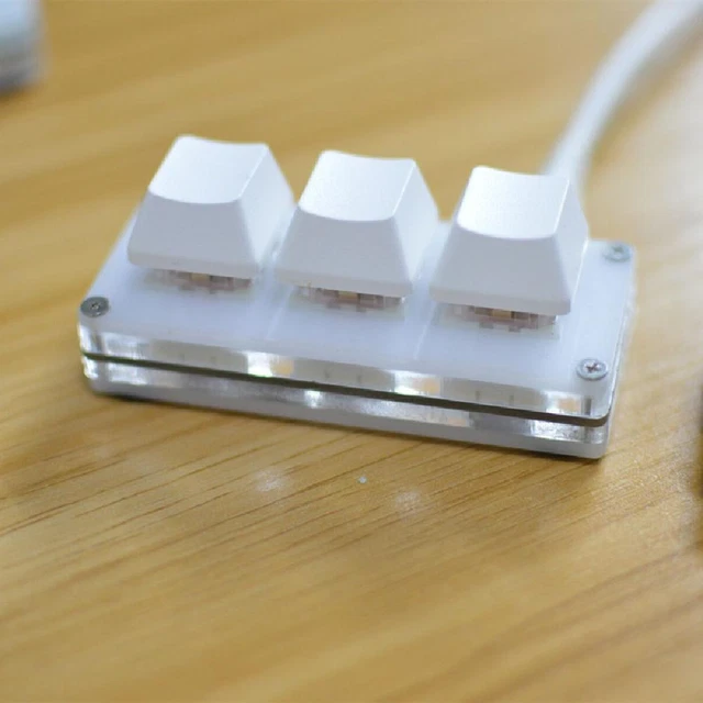 MINI 3-KEY KEYPAD Gaming Keyboard Programming Macro Mechanical Copy ...