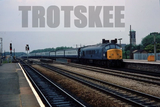 35MM SLIDE BR British Railways Diesel Loco Class 45 45106 Oxford 1984 ...