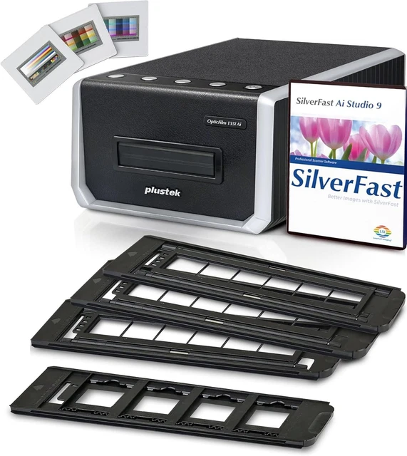 PLUSTEK OPTICFILM 135I Ai Film Slide Scanner 2025 ver. 7200dpi IR Auto ...