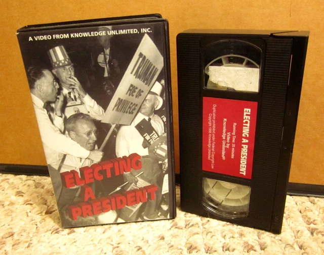 ELECTING A PRESIDENT educational VHS presidential race and Constitution ...