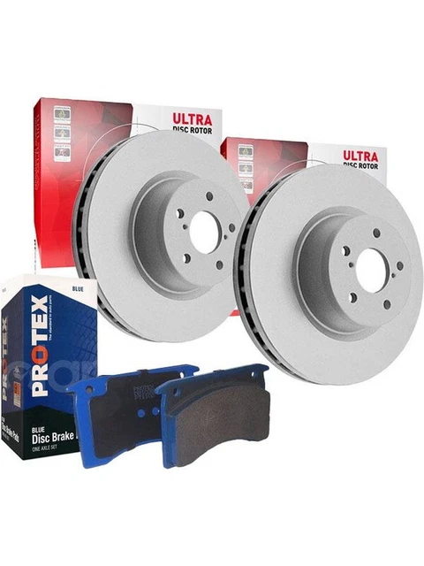 PROTEX ULTRA REAR Disc Brake Rotors + Blue Brake Pads fits Ford Fairmont 5.0 EL EUR 79,55 ...