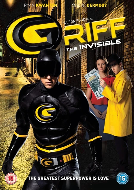 GRIFF THE INVISIBLE (DVD) Ryan Kwanten Maeve Dermody Marshall Napier ...