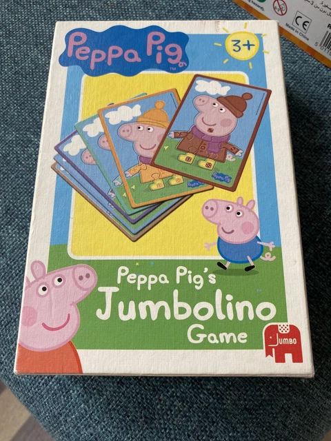 PEPPA PIG JUMBOLINO Game Body Parts Clothes Matching Dice Puzzle Game ...