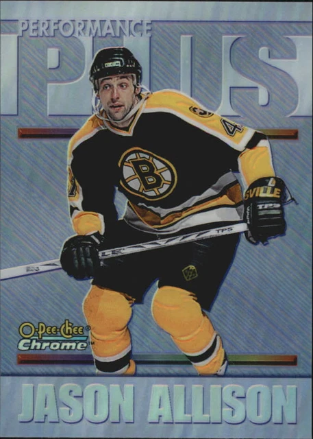 1998-99 OPC CHROME Season's Best Refractors #SB27 Jason Allison Card ...