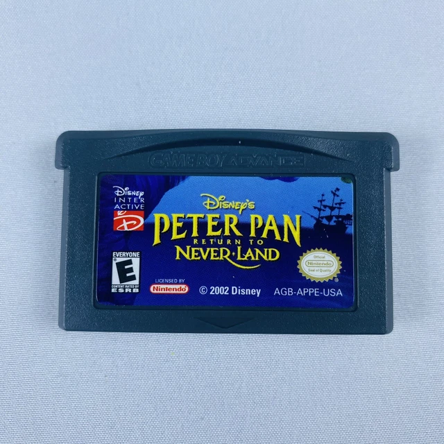 DISNEY'S PETER PAN: Return To Never Land Nintendo Gameboy Advance Gba ...
