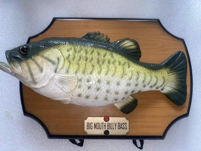 VINTAGE - BIG Mouth Billy Bass - Retro Singing Fish 1999 Works £20.00 ...