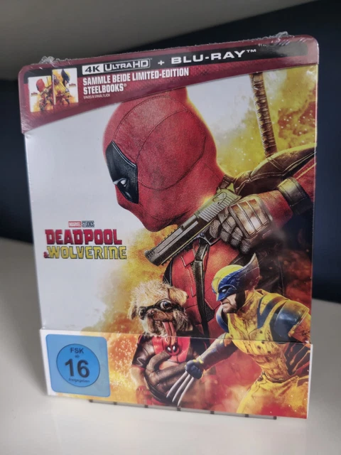 DEADPOOL & WOLVERINE - 4K Ultra HD Steelbook Motiv Deadpool # UHD+BLU-RAY-NEU EUR 37,00 ...