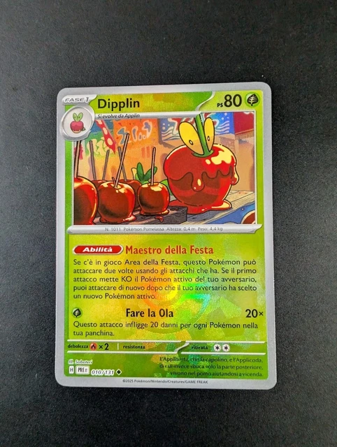 CARTE POKEMON DIPPLIN Reverse Pokeball Evoluzioni Prismatiche 010/131 ...