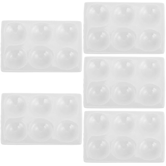 SET OF 5 Porcelain Reaction Plate Spot Spotting Tile Ceramic Versatile ...