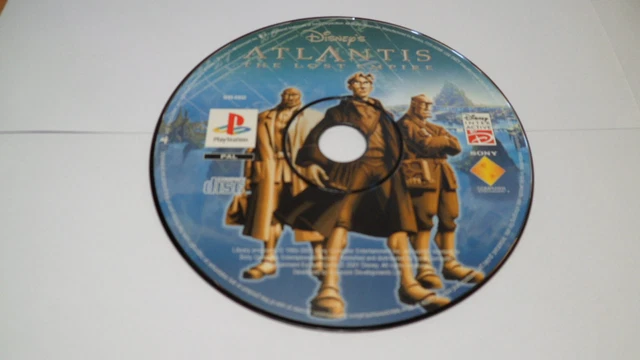 DISNEY'S ATLANTIS : THE LOST EMPIRE PS1 Game disc only £5.25 - PicClick UK