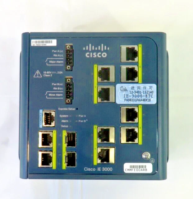 CISCO IE-3000-8TC INDUSTRIAL Ethernet Switch, NEW $240.00 - PicClick