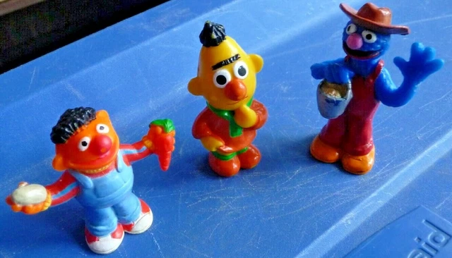 BERT, ERNIE, & GROVER Muppets Sesame Street JPH HENSON INC PVC Figures ...