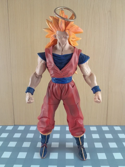 FIGURINE DRAGON BALL z GOKU SS3 auréole movie collection jakks bandai ...
