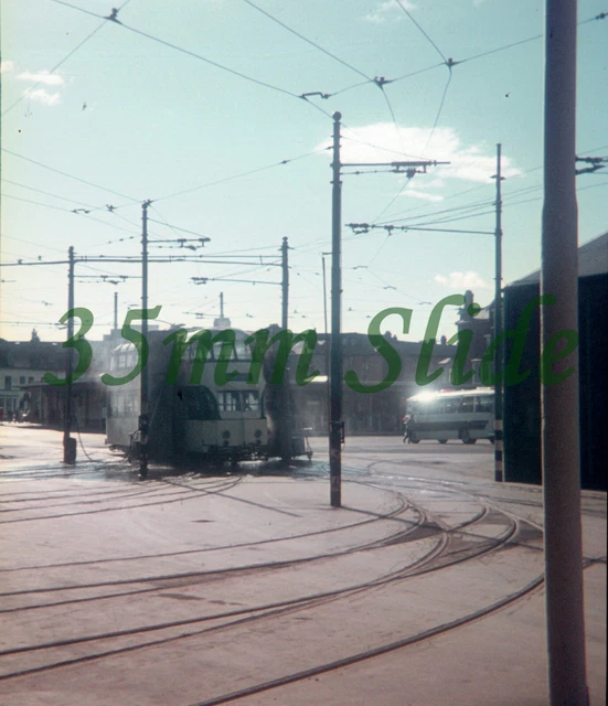 BLACKPOOL BALLOON TRAM Rigby Road Tram Wash 1967 Original Slide ...