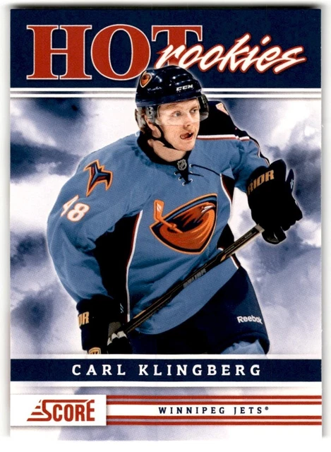 2011-12 SCORE CARL Klingberg recrue #536 Winnipeg Jets EUR 1,67 ...