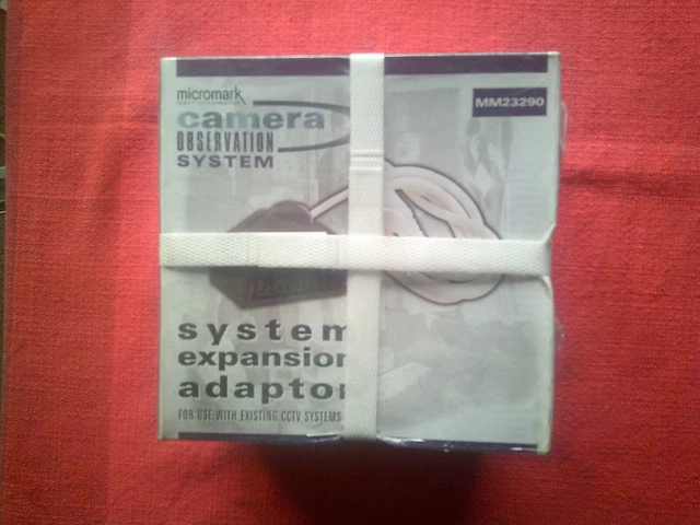 MICROMARK CCTV CAMERA Observation SYSTEM EXPANSION ADAPTOR MM23290 Box ...