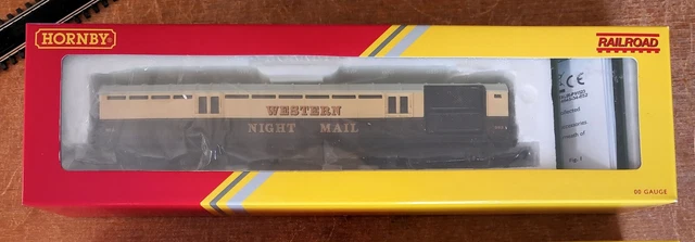 HORNBY OO - R4645 - Gwr Western Night Mail Chocolate Cream Post Office ...