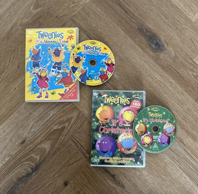 TWEENIES - IT'S Christmas (DVD, 2005) + It’s Messy Time (DVD, 2002 ...