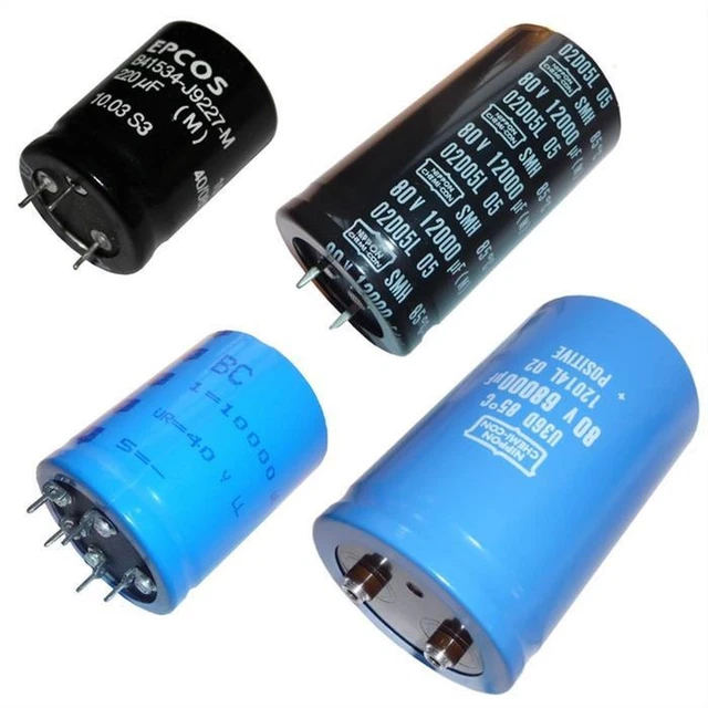 ELKOS ALUMINIUM ELECTROLYTIC Capacitors Screw Snap-In MultiPin ...