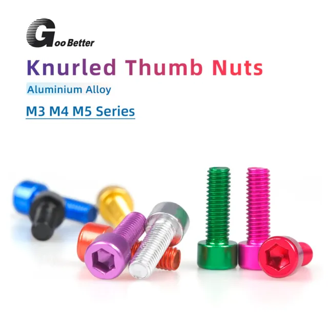 M3 M4 M5 Aluminum Alloy Allen Bolt DIY Socket Cap Screws Hex Head Anodised Bolts EUR 4,00 ...