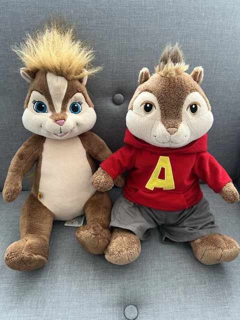 BUILD-A-BEAR BABW ALVIN And The Chipmunks, Alvin, Brittany Chipette ...