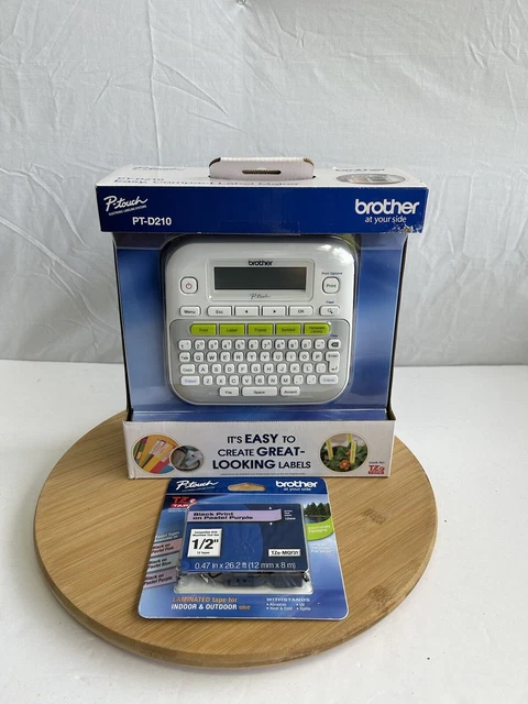 BROTHER LABEL MAKER PT-D210 P-Touch Electronic Labeling System NEW in ...