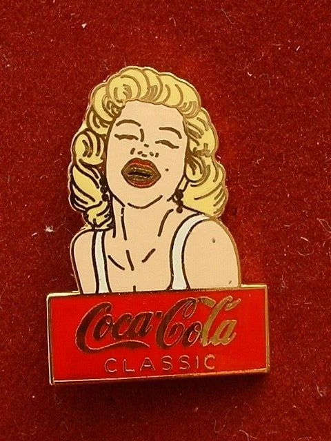 MARILYN MONROE PINS - Coca Cola £6.12 - PicClick UK