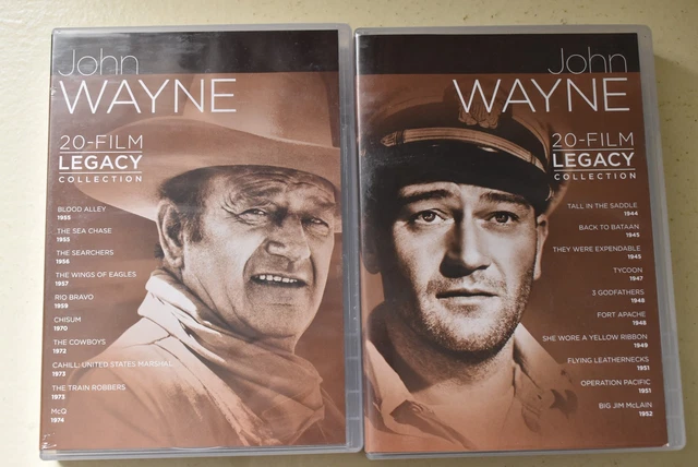 JOHN WAYNE 20-FILM Legacy Collection DVD Box Set $24.99 - PicClick CA