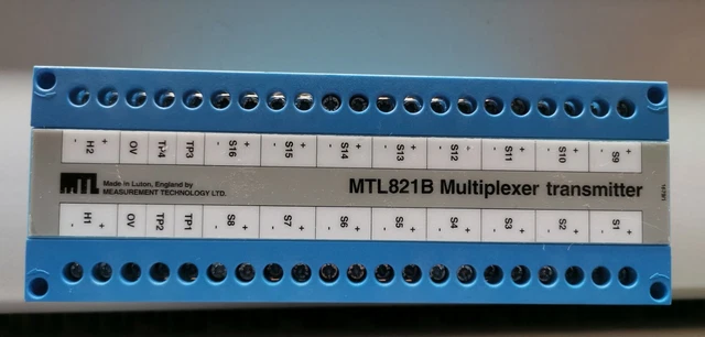 MEASUREMENT TECHNOLOGY MTL 821 Multiplexer Transmitter MTL821 MTL-821 ...