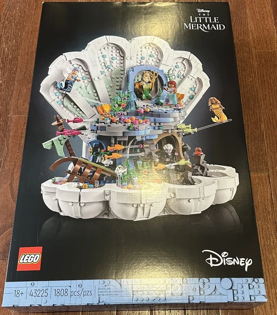 LEGO DISNEY PRINCESS The Little Mermaid Royal Clamshell Set 43225 NEW ...