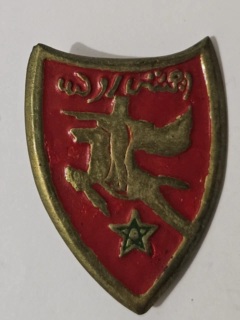 CAVALERIE RARE INSIGNE 2e RSM Spahis Marocains Artisanale Indochine ...