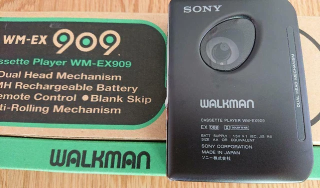 SONY WALKMAN WM-EX909 Cassette Player Retro 1992 Very Rare Vintage ...