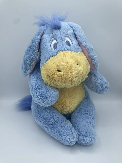 DISNEY KIDS PREFERRED Classic Pooh Baby Blue Eeyore Plush Stuffed ...