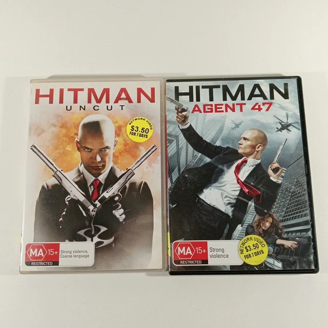 HITMAN UNCUT + Hitman Agent 47 DVD Ex Rental Bundle Lot Region 4 PAL ...